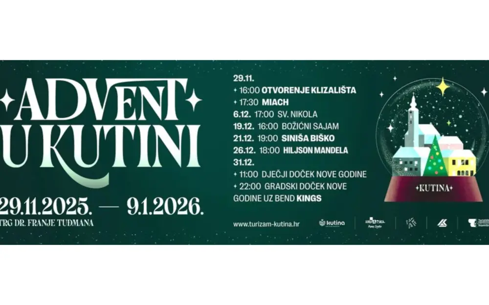 Kutina se pretvara u zimsku bajku – počinje Advent u Kutini 2025 ...