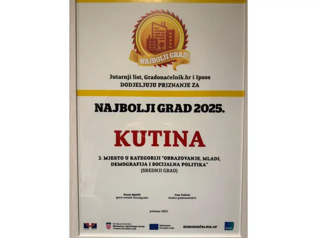 Novosti - Kutina - Grad tehnologije